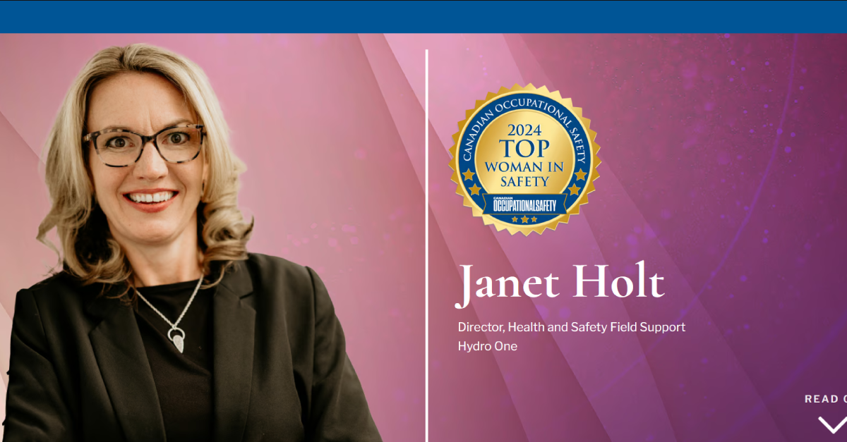 COS Top Women in Safety 2024 - Janet Holt COS Top Women in Safety 2024 ...