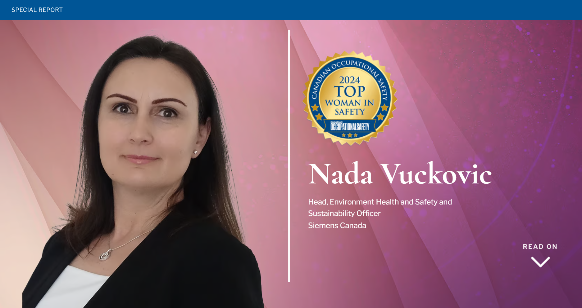 COS Top Women in Safety 2024 - Nada Vuckovic COS Top Women in Safety ...