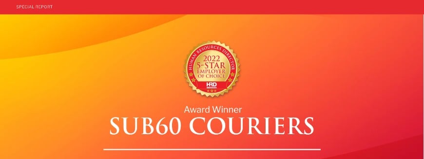 HRDNZ-5-Star Employer of Choice-SUB60 COURIERS