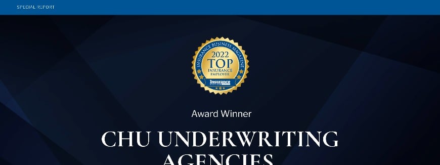 IB Top Insurance Employers 2022 - CHU UNDERWRITING AGENCIES