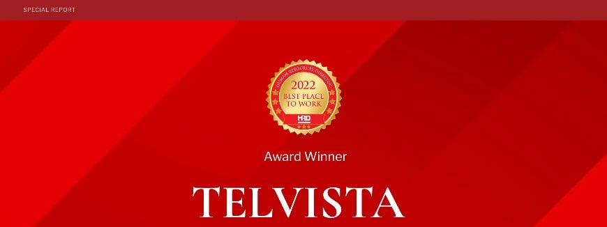 HRDUS Best Places to Work 2022-TELVISTA