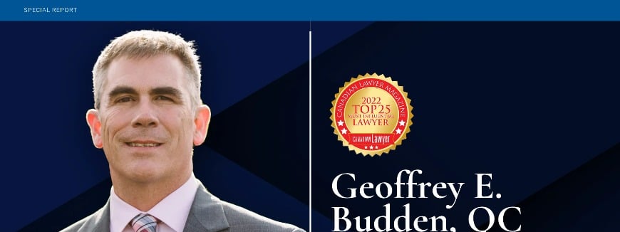 CL Top 25 Most Influential Lawyers-Geoffrey E. Budden