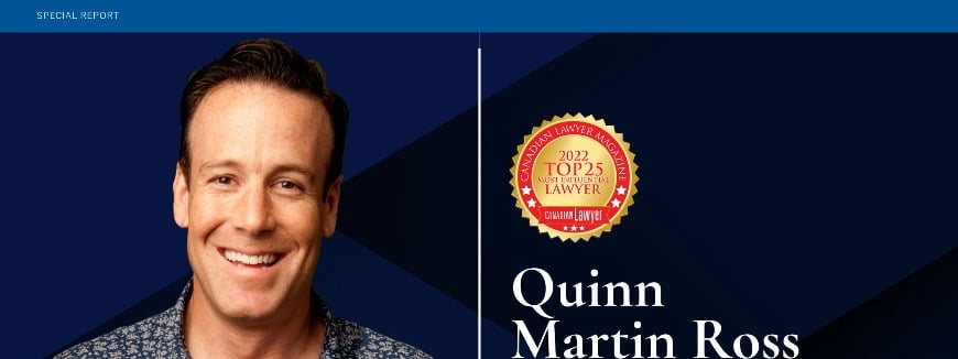 CL Top 25 Most Influential Lawyers-Quinn Martin Ross