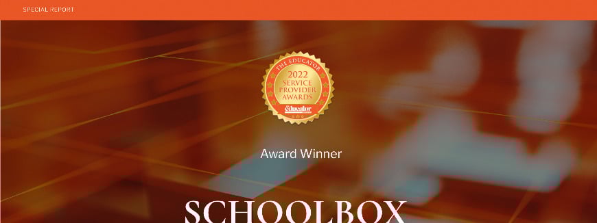TE Service Provider Awards 2022 - SCHOOLBOX TE Service Provider Awards 2022 - SCHOOLBOX