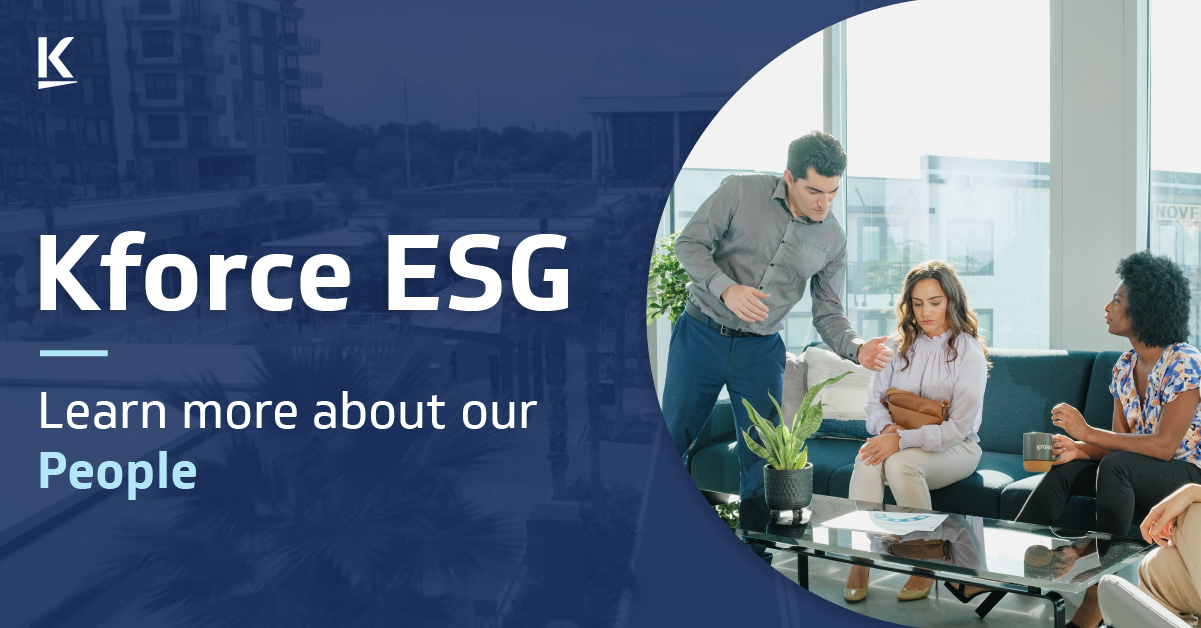 People People | Sustainability at Kforce