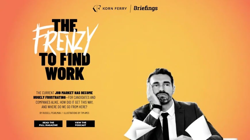 Issue 64: The Frenzy to Find Work