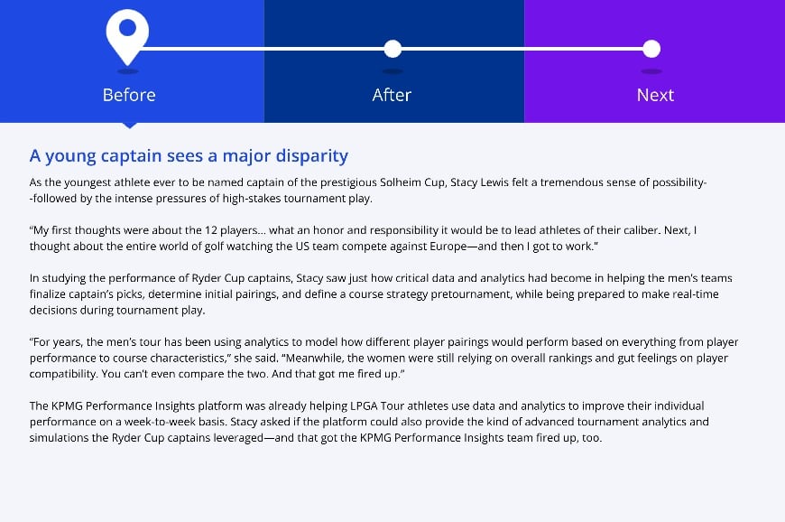 Making history at the Solheim Cup