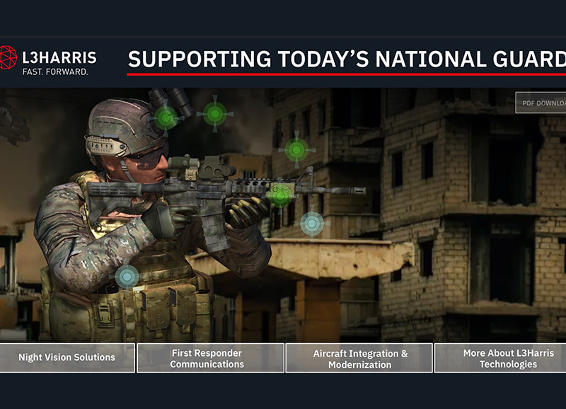 2020 NGAUS Experience L3Harris night vision radios and laser range ...