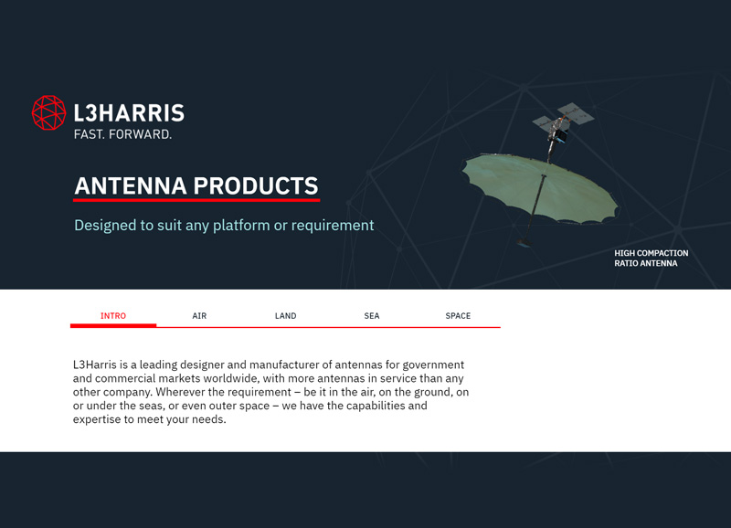 L3Harris Antenna Products L3Harris, Space and Airborne Systems ...