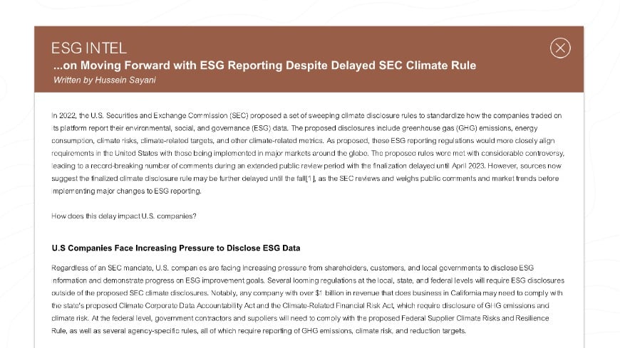 ESG Intel - Article 7