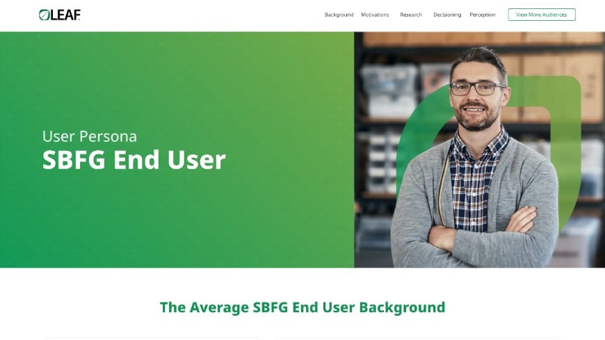 Personas 2023 – SBFG – End User