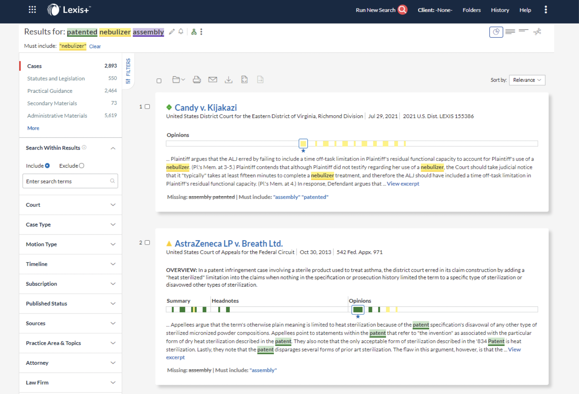 Experience The LexisNexis Difference with Map