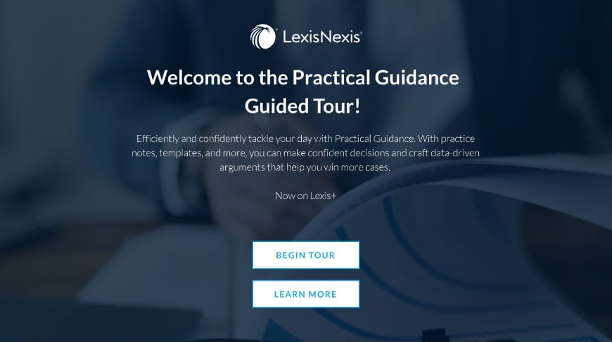 Practical Guidance Guided Tour Legal Practice Guides Online Guided Tour ...