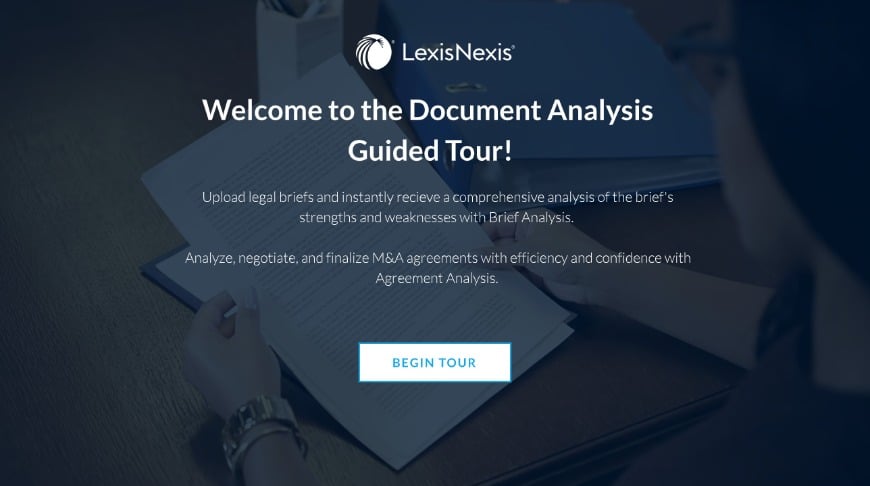 Document Analysis Guided Tour legal document analysis software guided ...