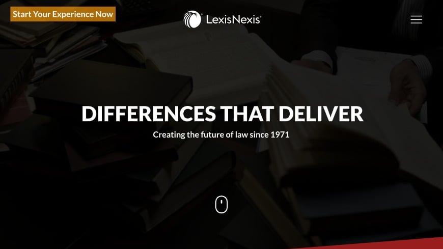 Experience The LexisNexis Difference with Map