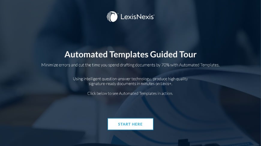 Automated Templates Guided Tour Legal document automation software ...