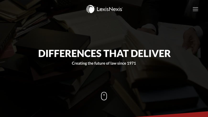 Experience The LexisNexis Difference with Map