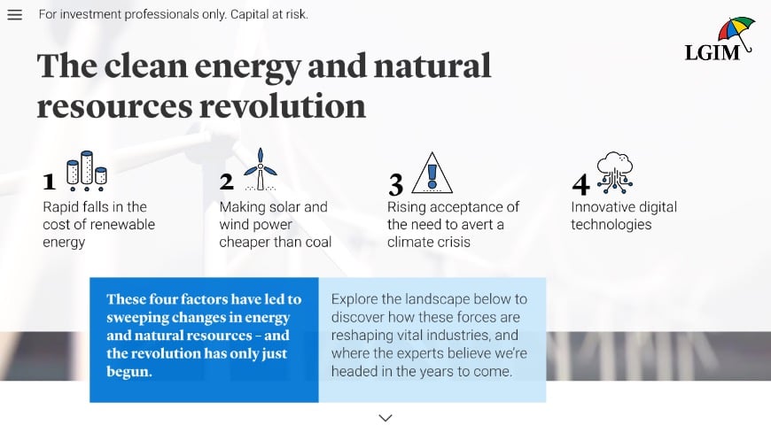 The clean energy and natural resources revolution