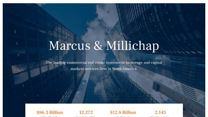 Marcus & Millichap Client Services Overview Marcus & Millichap Client ...