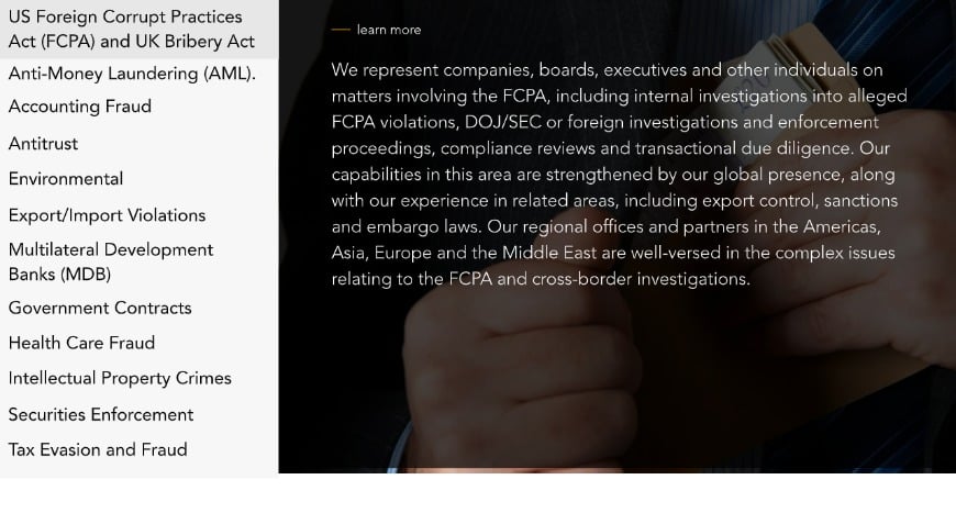 Global Investigations & White Collar Defense-S