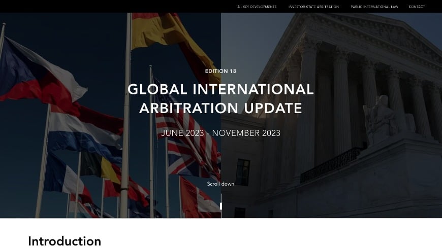 Global International Arbitration Update