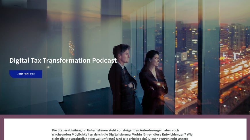 Digital Tax Transformation Podcasts