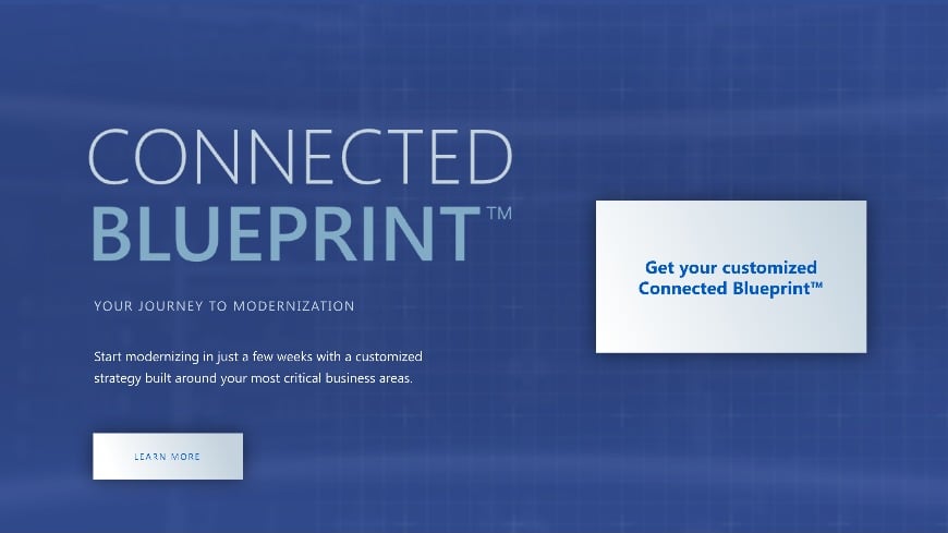 Connected Blueprint Button - Horizontal