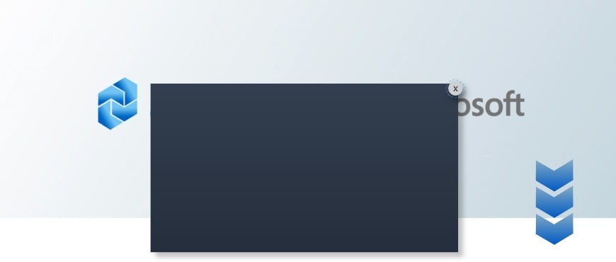 Microsoft Microsite Header