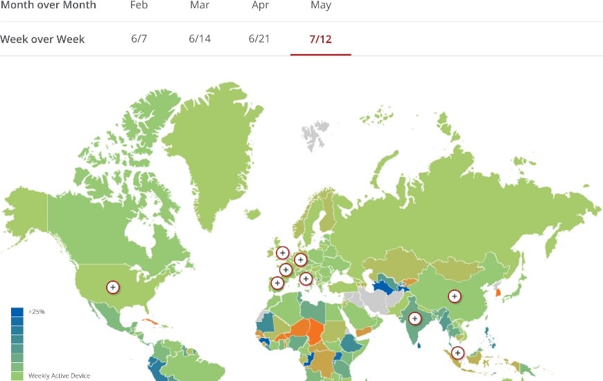 COVID-19 Heatmap - 6/7 Copy and Map Update Copy