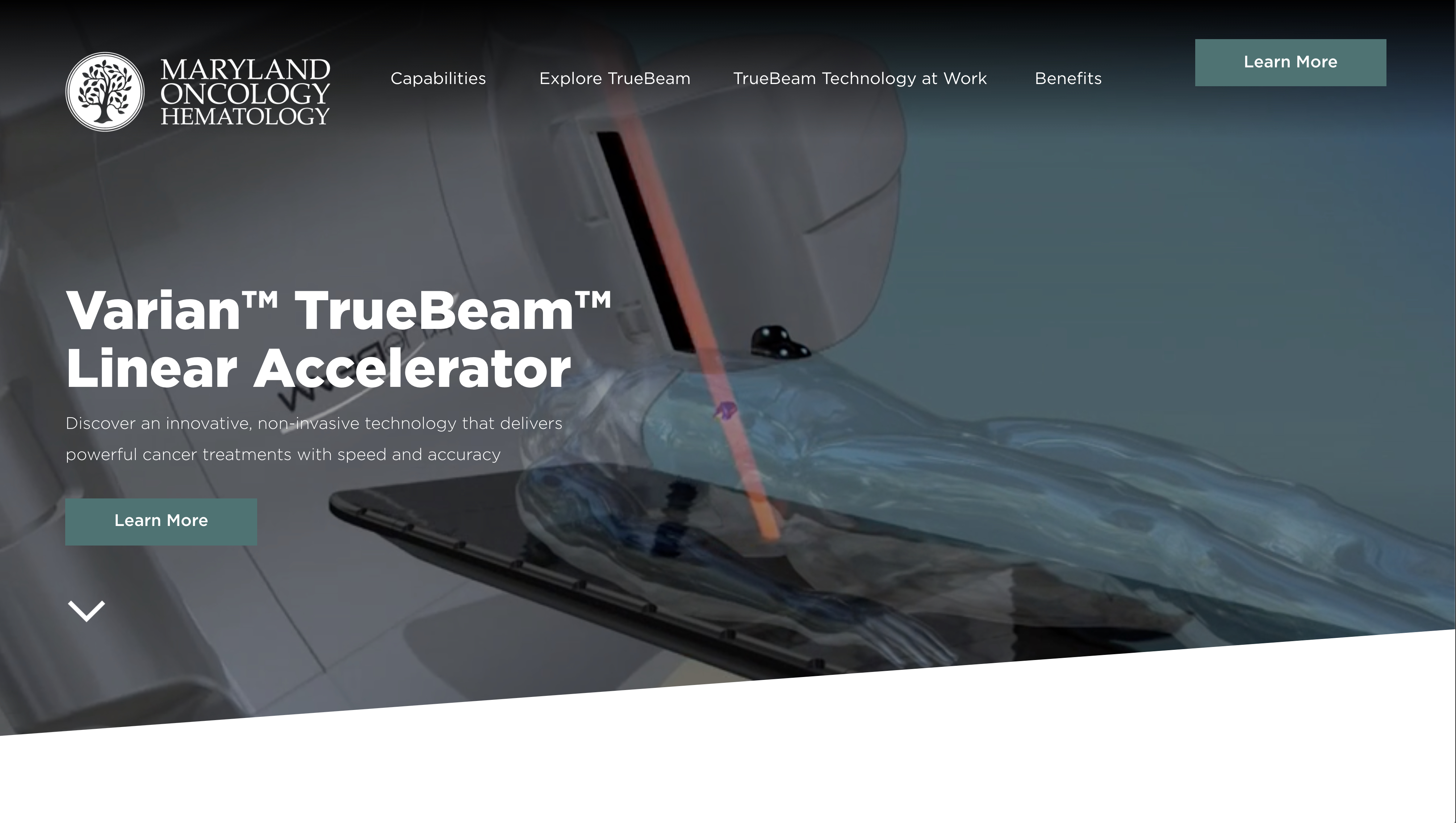 Maryland Oncology Hematology TrueBeam Sales Sheet