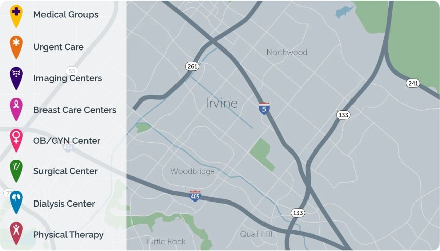 Irvine Map