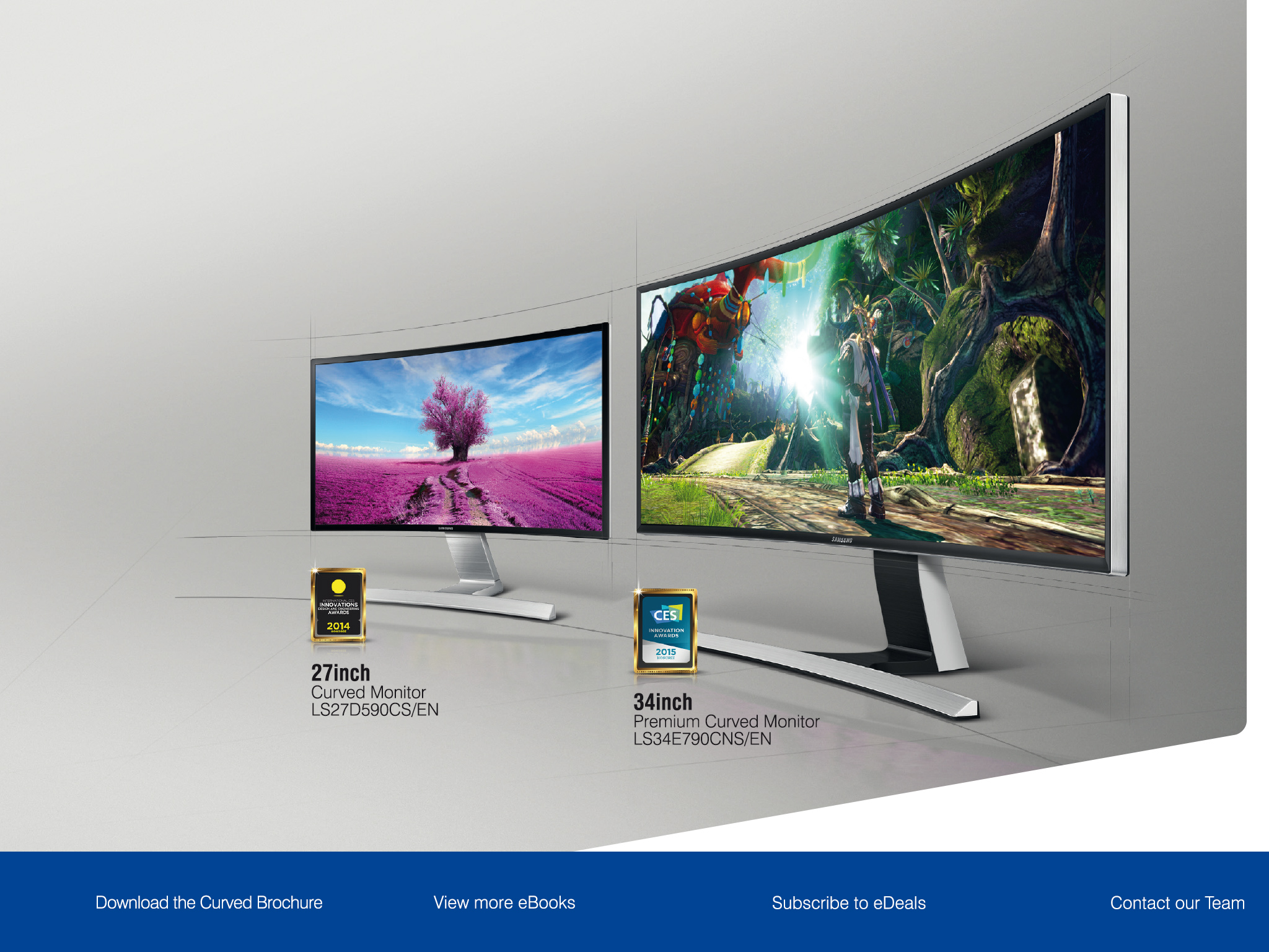 Samsung curved monitors