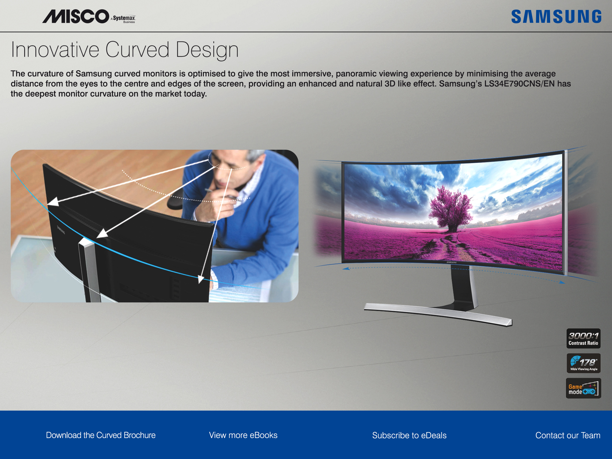 Samsung curved monitors