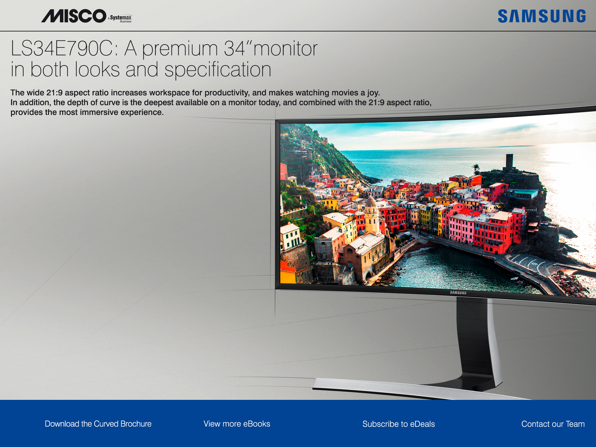 Samsung curved monitors