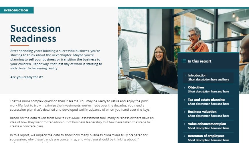 Succession Readiness