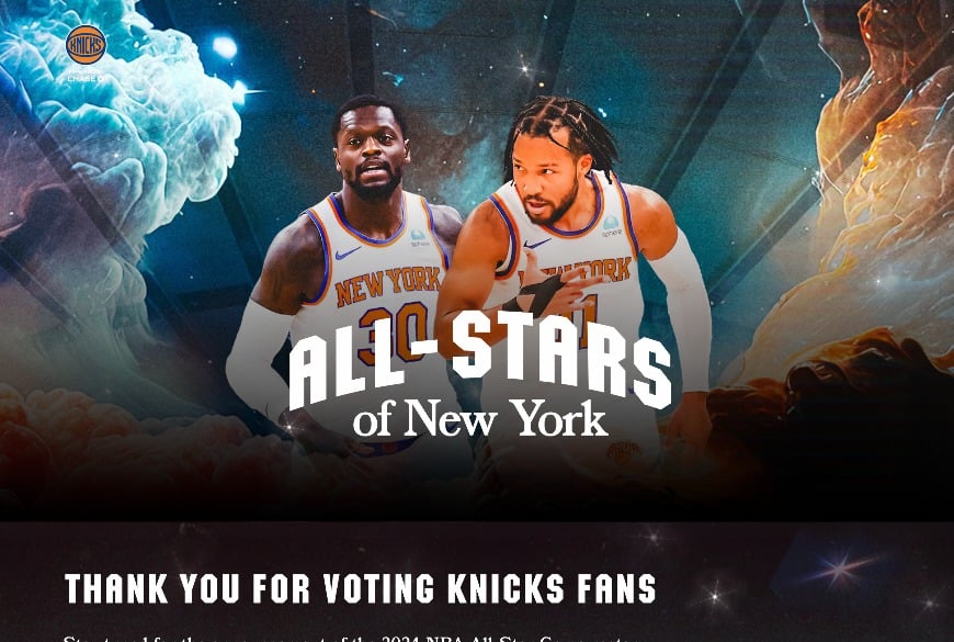 Knicks All-Star Thank You For Voting NBA All-Star Game, NBA All-Star ...