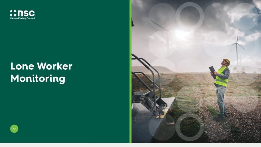 Lone worker monitoring