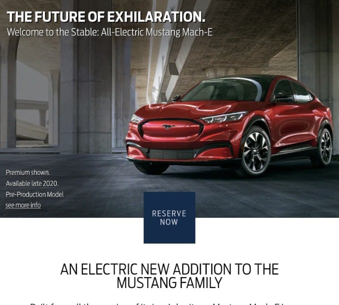 2021 Ford Mustang Mach-E CX73.0
