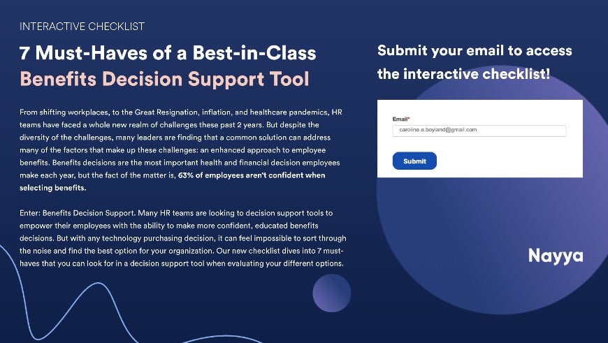 7 Must Haves of a Best-in-Class Benefits Decision Support Tool benefits ...