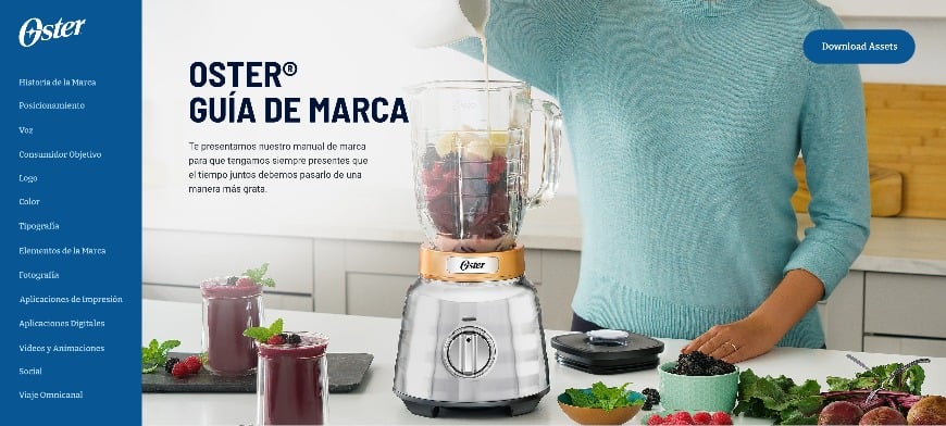 Oster Brand Guidelines template