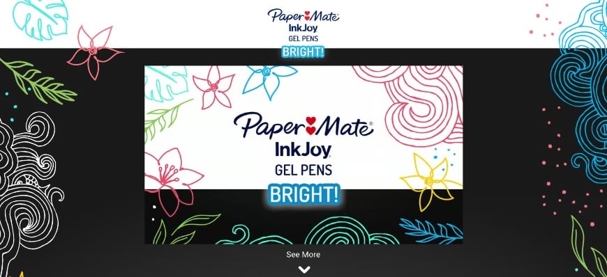 Papermate S-Gel Bright Canada