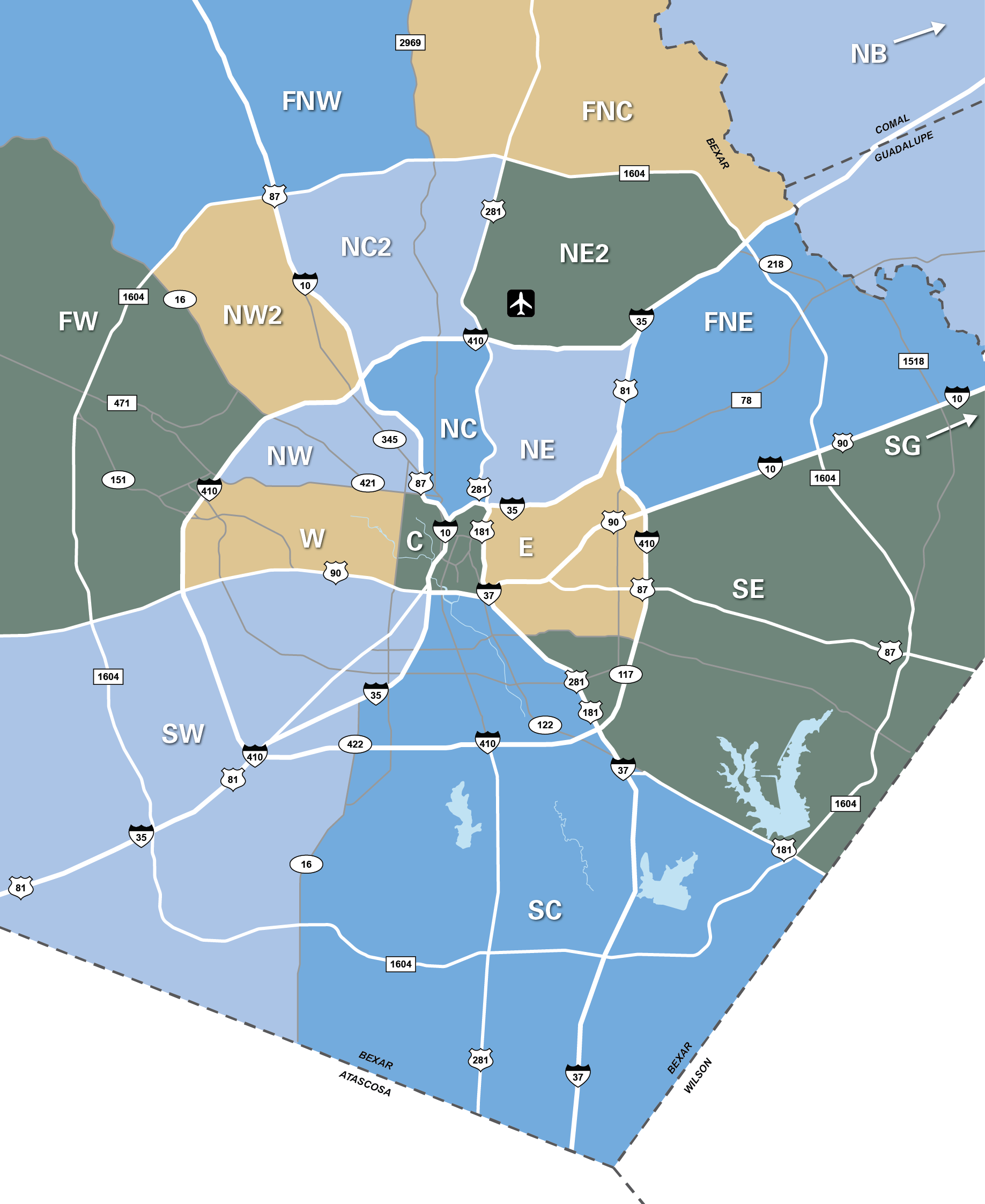 Central Texas At A Glance