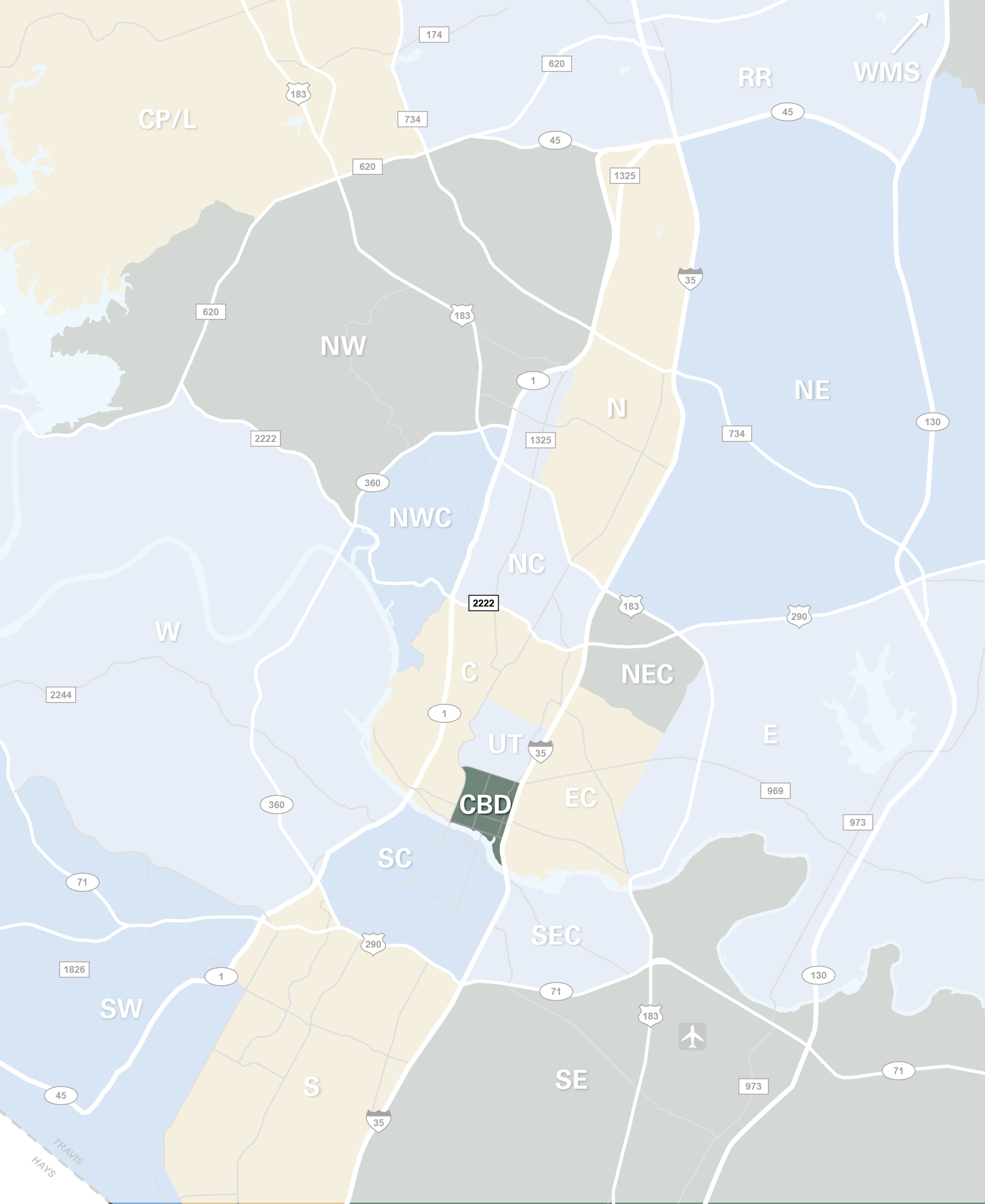 Central Texas At A Glance