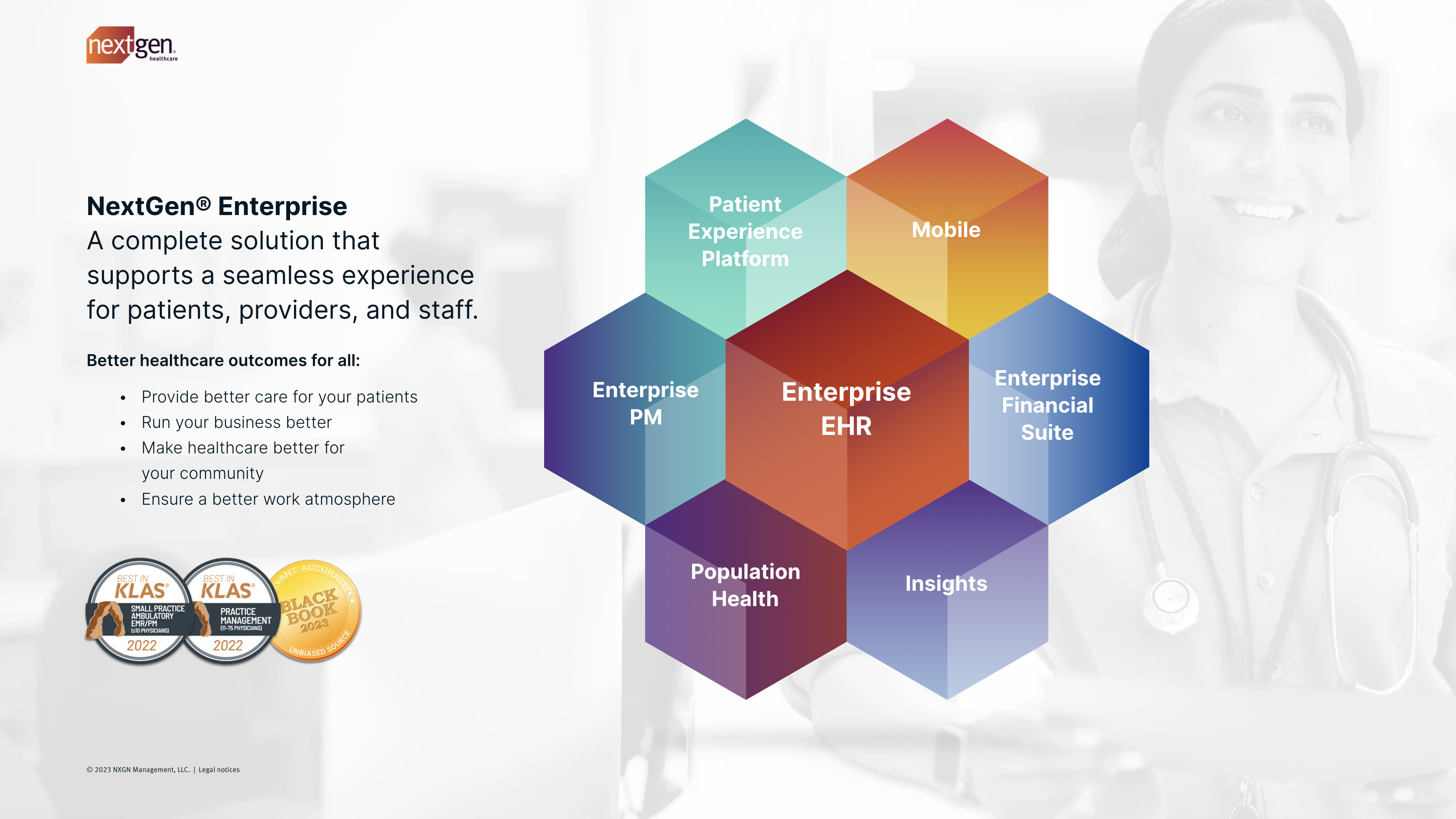 One Integrated EHR Platform One Integrated EHR Platform