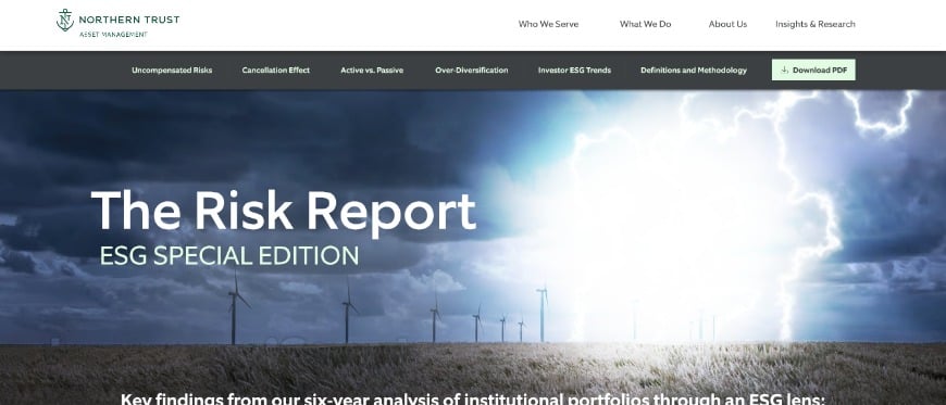 ESG Risk Report ESG, sustainability, risk report, risk, investment ...