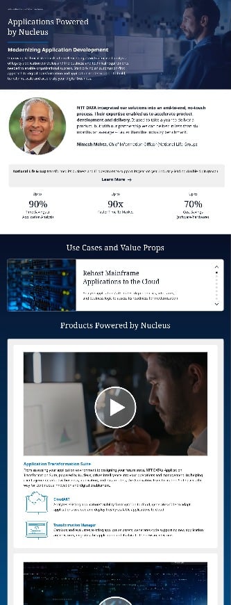 NTT DATA Nucleus Intelligent Enterprise Platform - 11.15.22 Applications Applications Powered by ...