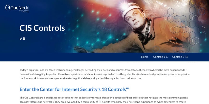 CIS Controls v8 CIS Controls v8 | OneNeck IT Solutions