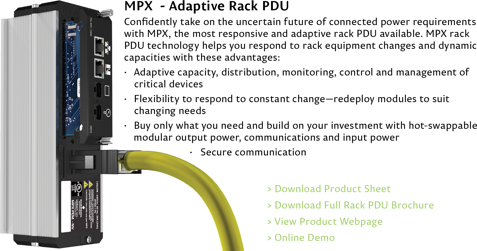 Emerson Network Power Rack PDUs