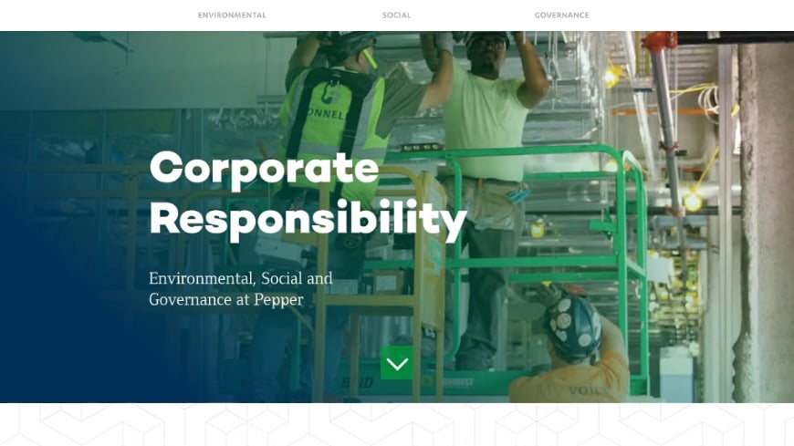 ESG Landing Page