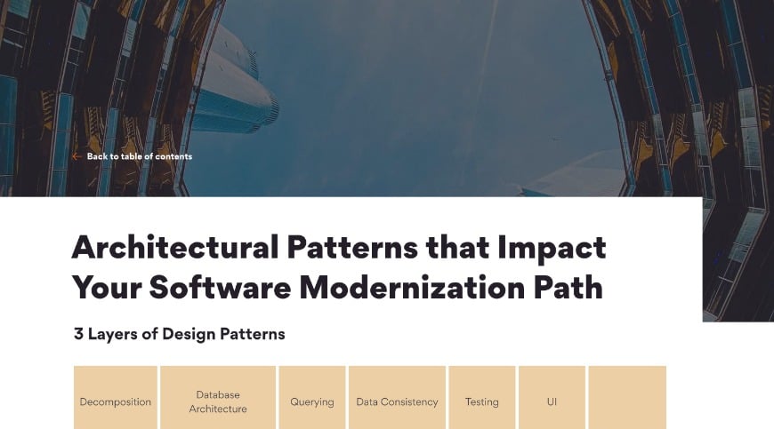 Architectural Patterns that Impact Your Software Modernization Path